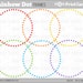 Rainbow Circle Dot Frames - Personal and Commercial Use - Digital ...