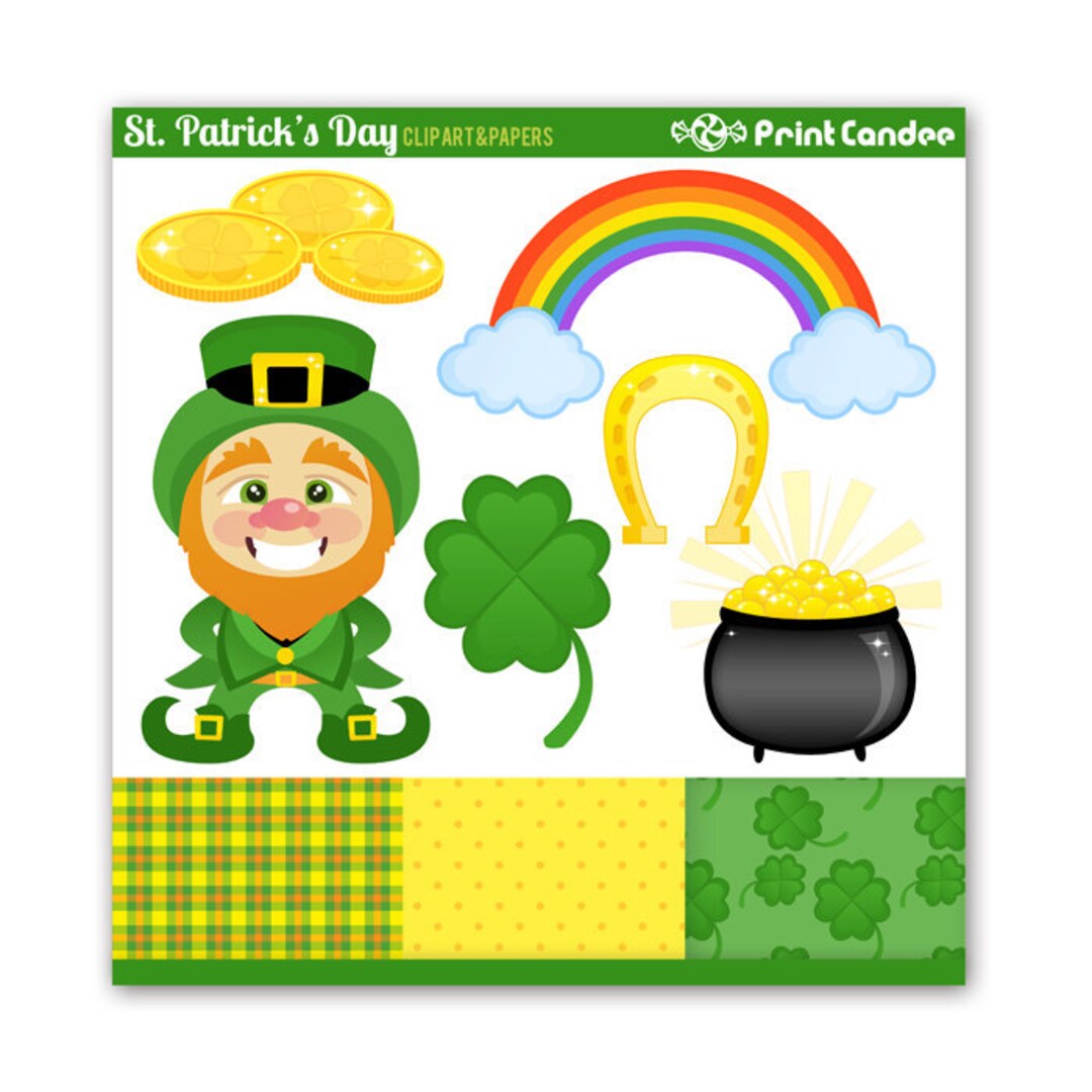 St. Patrick's Day - Digital Clip Art - Personal and Commercial Use - St ...