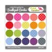 Scalloped Circles in Colorful Patterns (set of 20) - Personal and ...