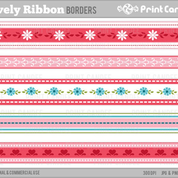 Pink Edges Clipart - Etsy