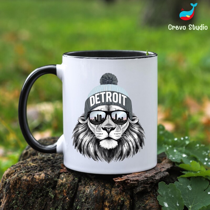 Detroit Lions Coffee Mugs - Etsy