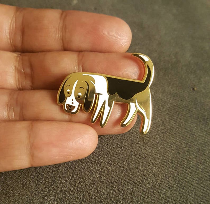 Beagle / Scenthound Dog Enamel Pin - Etsy