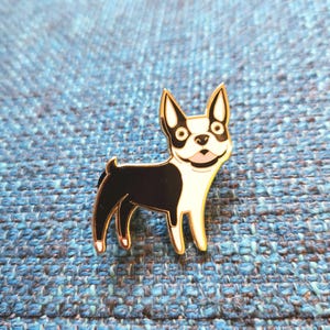 Boston Terrier - Dog Enamel Pin - Etsy