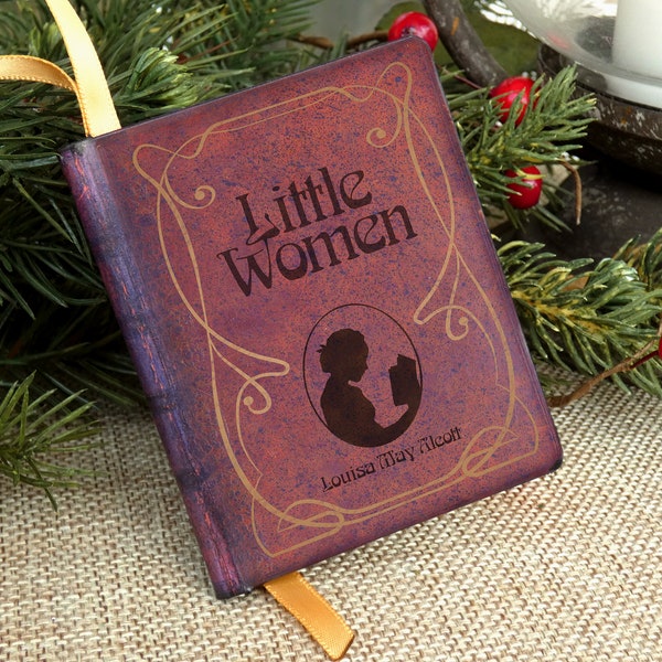 Book Ornament - Etsy