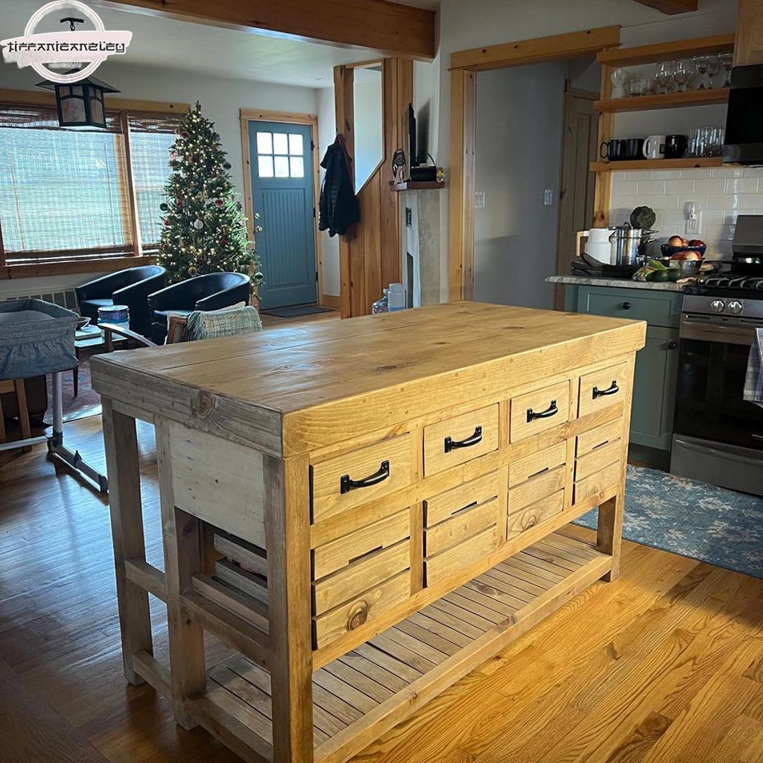 Kitchen Island BEAUTIFUL Kitchen Island - Etsy