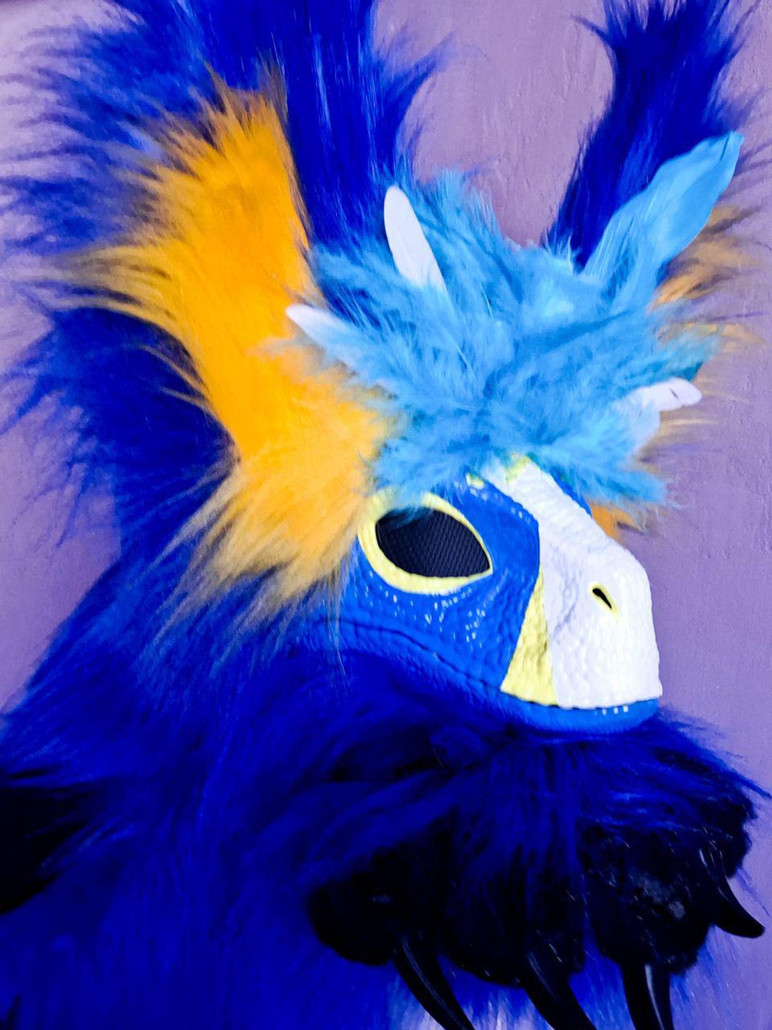 Dino Mask Fursuit, Raptor Mask, Furry and Furrypaws - Etsy