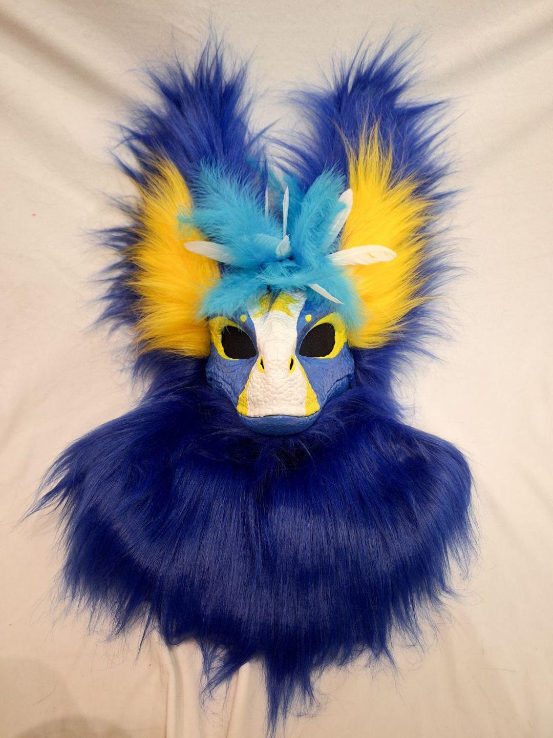 Furry Raptor Mask - Etsy