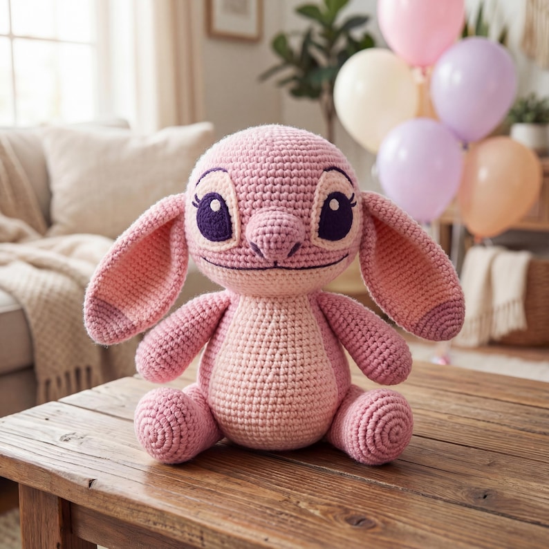 Angel & Stitch Amigurumi Crochet Pattern Alien Plush Toy PDF - Etsy
