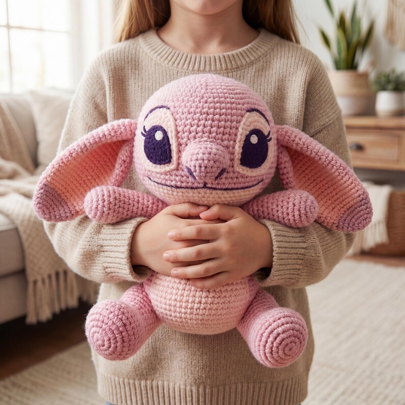 Angel & Stitch Amigurumi Crochet Pattern Alien Plush Toy PDF - Etsy