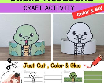 Owl Headband - Animal Paper Hat & Crown - DIY Coloring Activity Costume ...