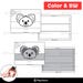 Koala Headband - Animal Paper Hat & Crown - DIY Coloring Activity ...