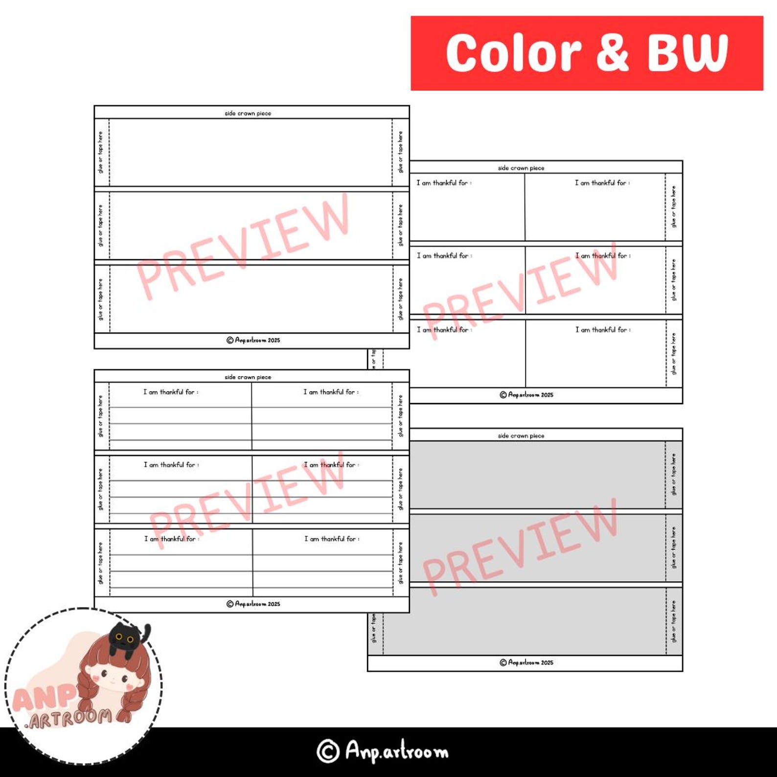 Pilgrims Hat Headband Craft | Thanksgiving Activity for Kids | Color ...