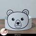 Bear Headband - Animal Paper Hat & Crown - DIY Coloring Activity ...
