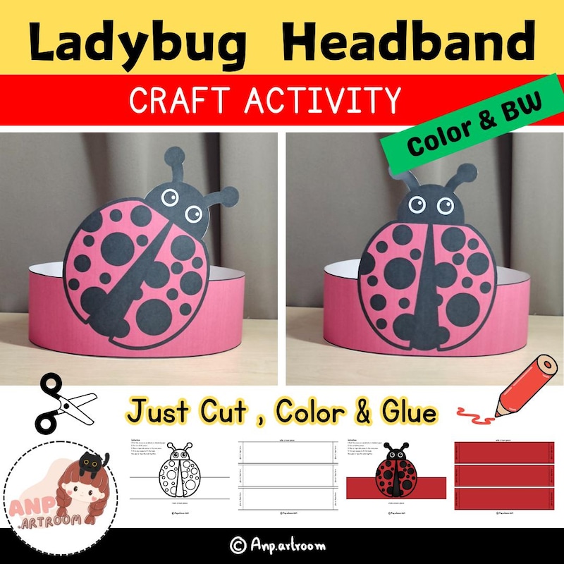 Ladybug Headband - Etsy