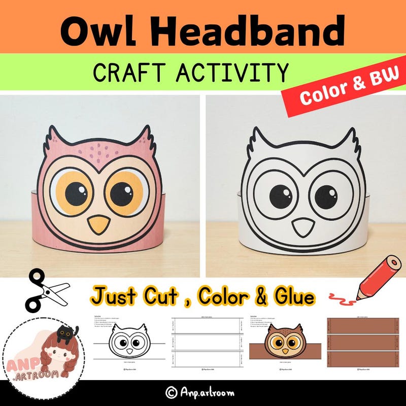 Owl Headband - Etsy