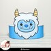 Yeti Headband Craft | Winter Hat Craft | Snow Monster Activity ...