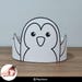 Penguin Headband - Animal Paper Hat & Crown - DIY Coloring Activity ...