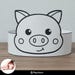 Pig Headband - Animal Paper Hat & Crown - DIY Coloring Activity Costume ...