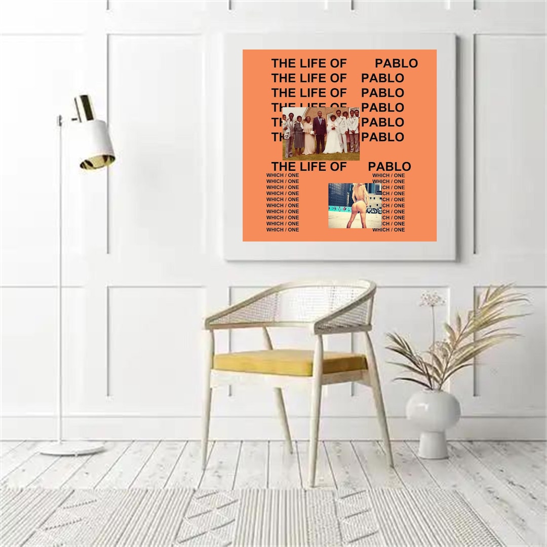 The Life of Pablo Music Album Cover Poster,wall Art Decor,digital Print ...