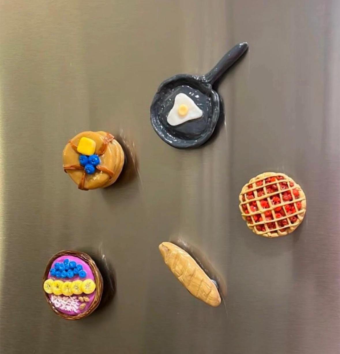 Food Inspired Realisitc Clay Magnets for Fridge - Etsy