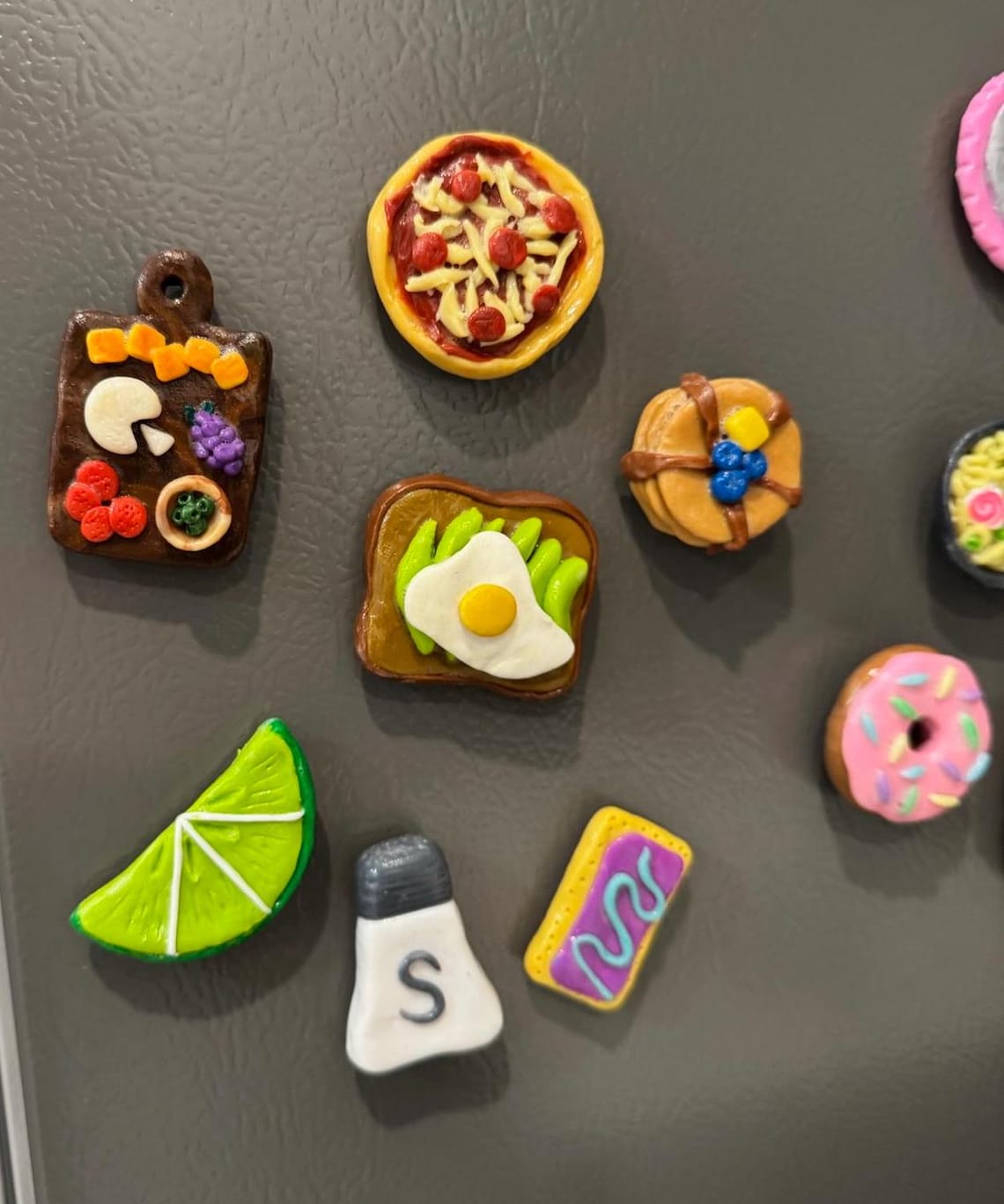Food Inspired Realisitc Clay Magnets for Fridge - Etsy
