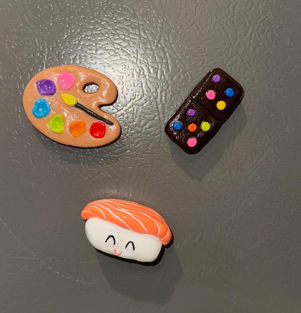 Food Inspired Realisitc Clay Magnets for Fridge - Etsy