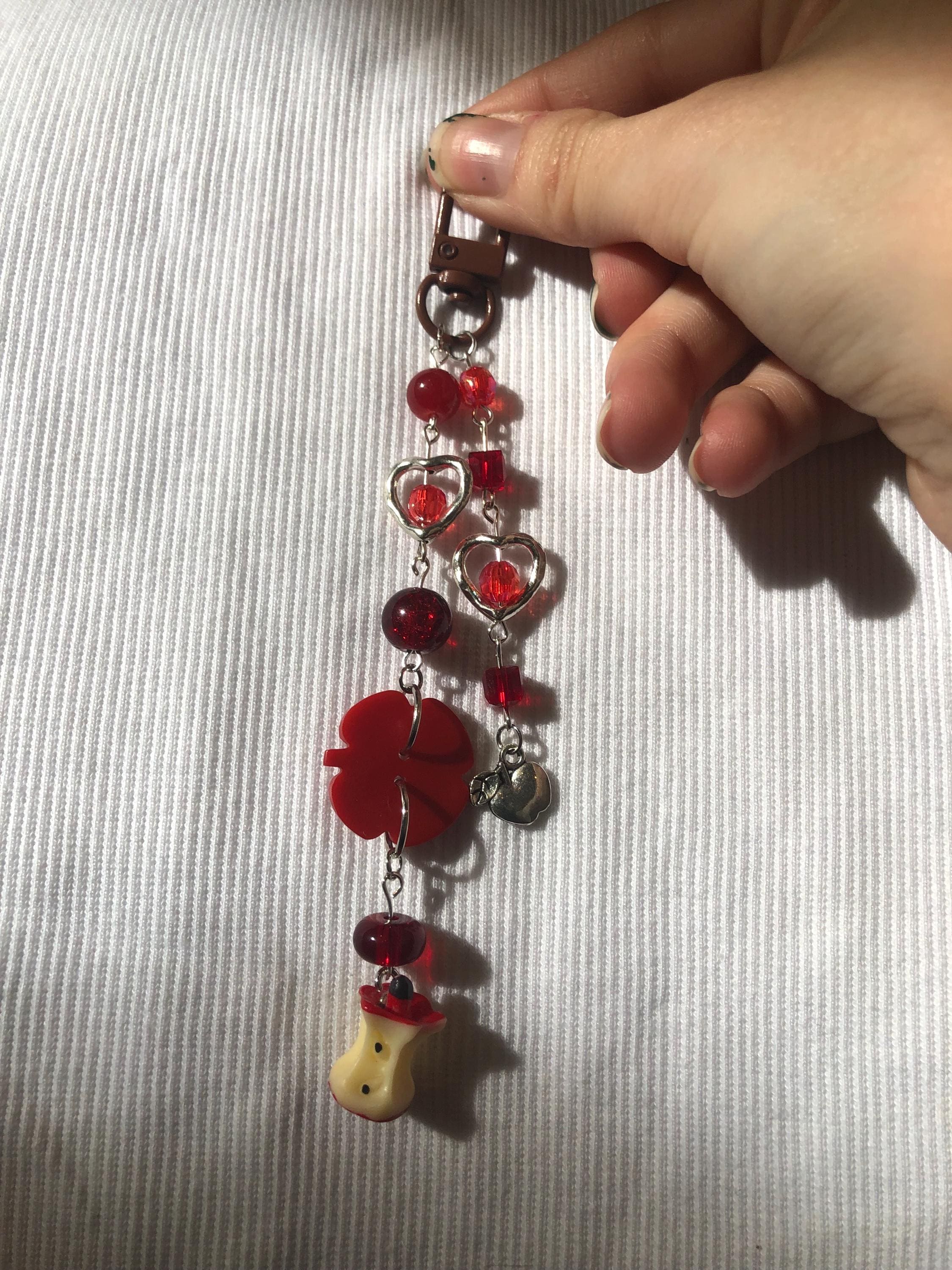 Apple Keychain - Etsy