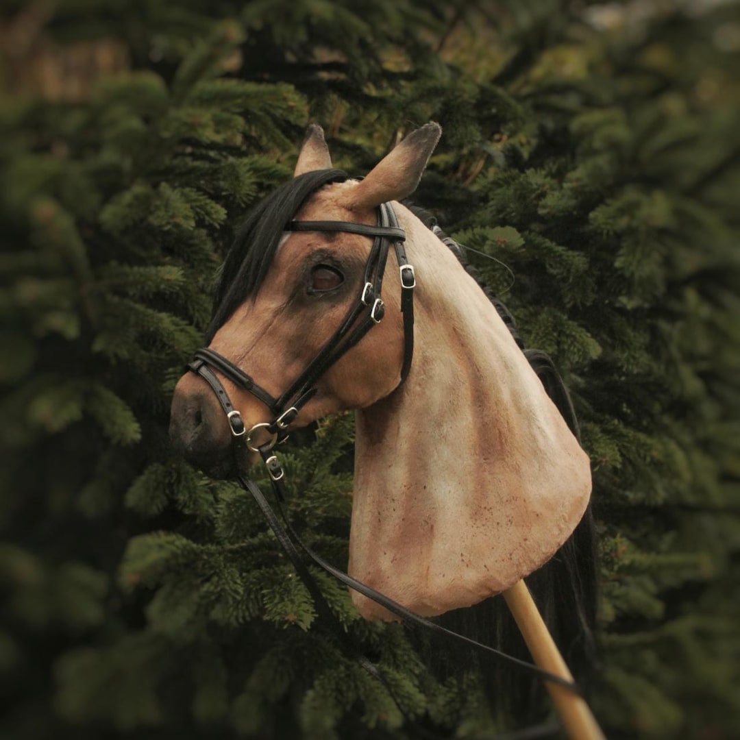 Custom Hobby Horse | Realistic Stick Horse | Handmade Hobbyhorse ...
