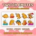 Dino Nuggy Rawr Emote for Twitch, Discord, Etc. 112px, 56px, and 28px ...