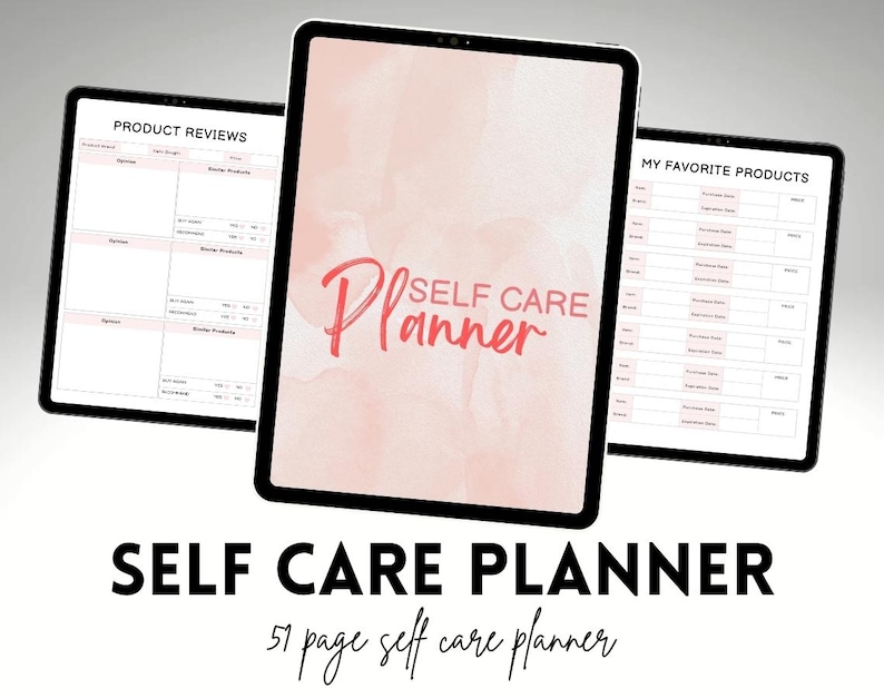 Self Care Planner Printable | Personal Development Daily Wellness ...
