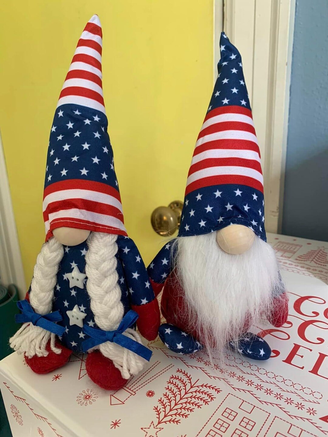 4th of July Gnomes Decorations, Memorial Day Decor Patriotic Plush ...