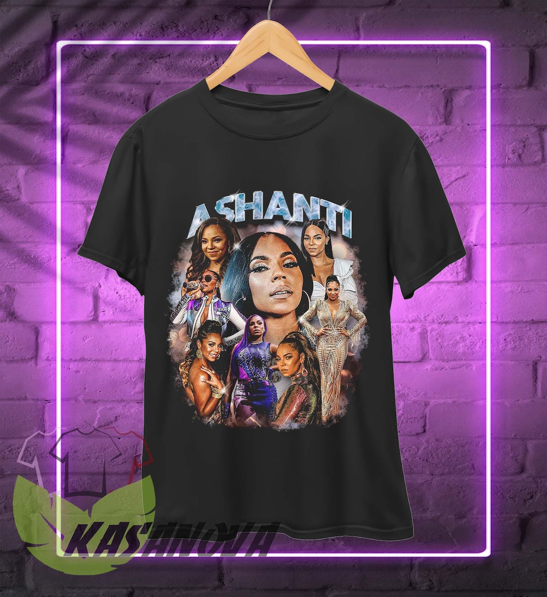 Ashanti T-shirt: 90s Retro R&B Hip Hop Music Merch Shirt, Sweatshirts ...