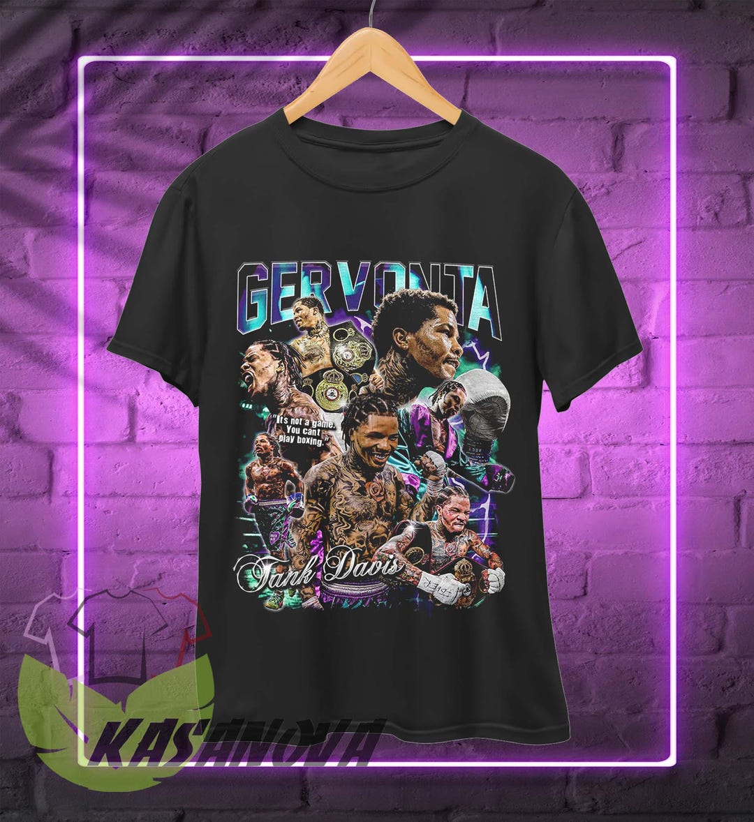 Gervonta Tank Davis T Shirt, Gervonta Davis Shirt, Boxing Legend Merch ...