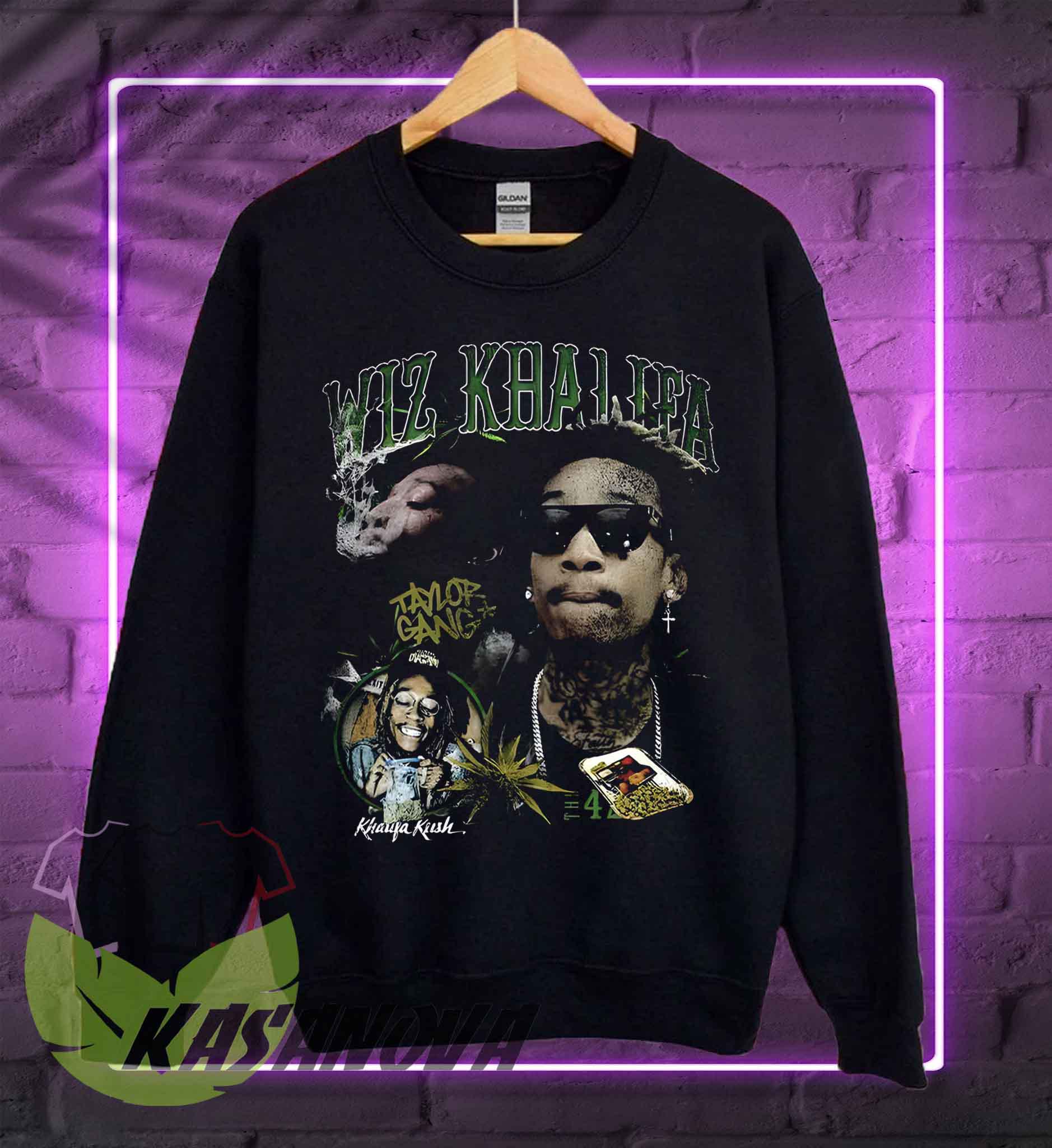 Wiz Khalifa T-shirt: Taylor Gang Rap Hip Hop Music Merch Shirt ...