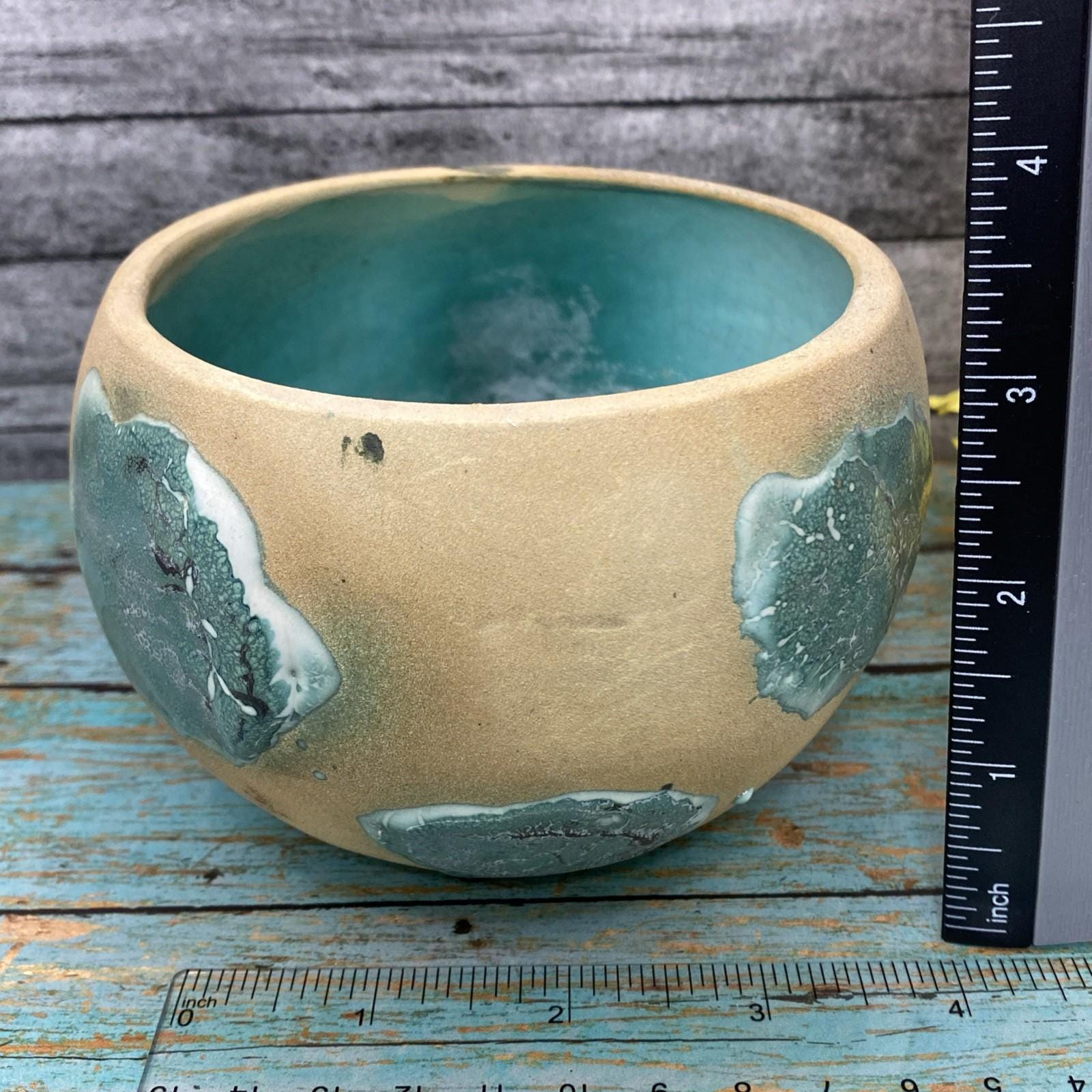 Vintage Painted Desert Pottery Bowl: Southwest Decor Display Dish - Etsy