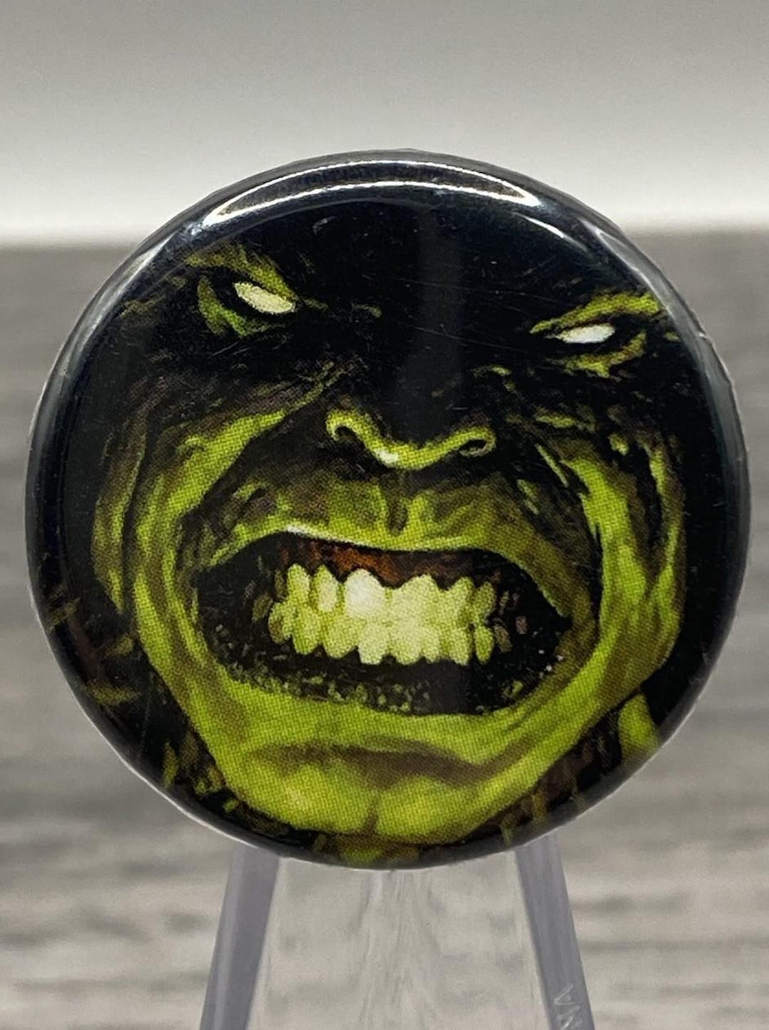 Hulk Pin Back Button: Vintage Mini Avengers Lapel Badge Collectible ...