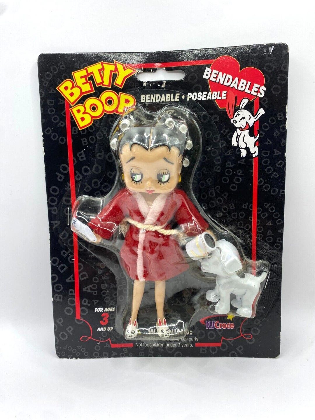Vintage Betty Boop & Pudgy Dog Bendable Figurine – 2004 Poseable ...