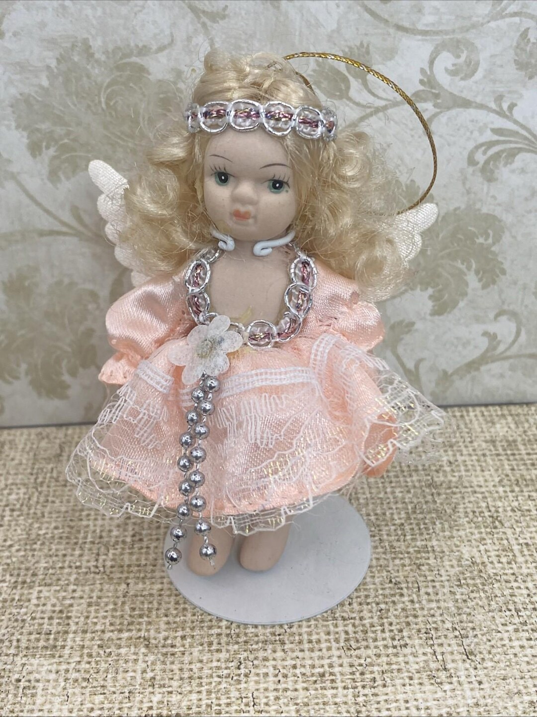Mini Porcelain Doll: Hand-painted Cameo Kid, Vintage Collectible - Etsy