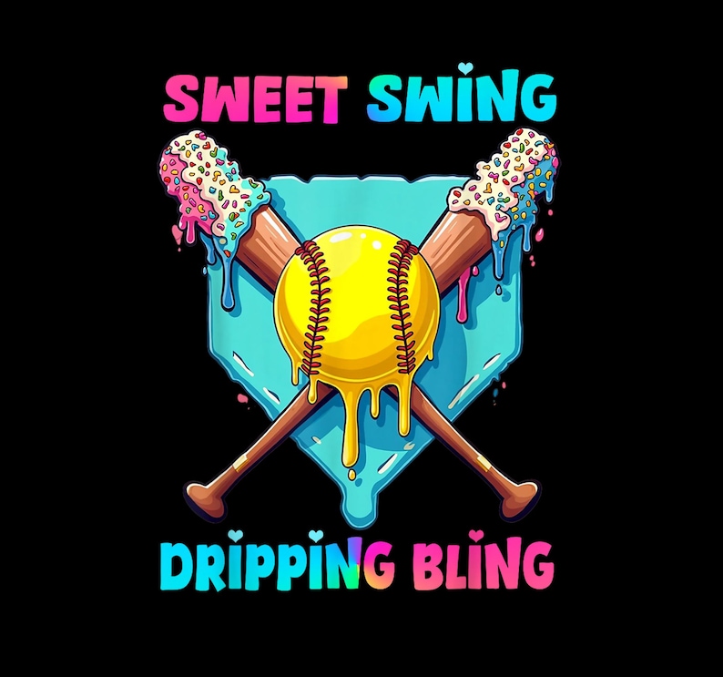 SOFTBALL Drip Png, Softball Drip PNG, Softball T-shirt , Softball Mom ...