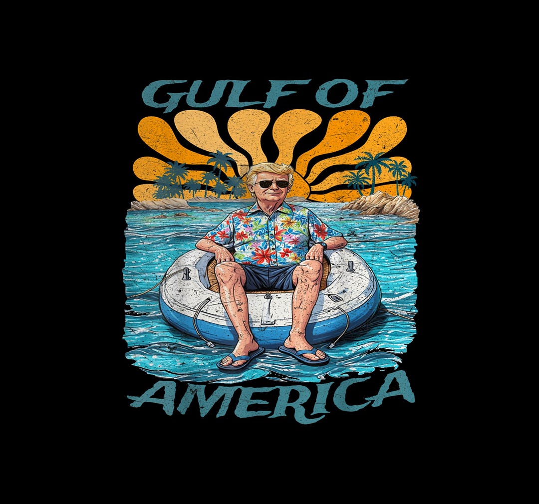 Trump Gulf of America Png, Trump Chillin' at the Gulf of America Png ...