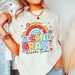Rainbow Second Grade Dream Team Shirt, Second Grade Teacher Shirt, Back ...
