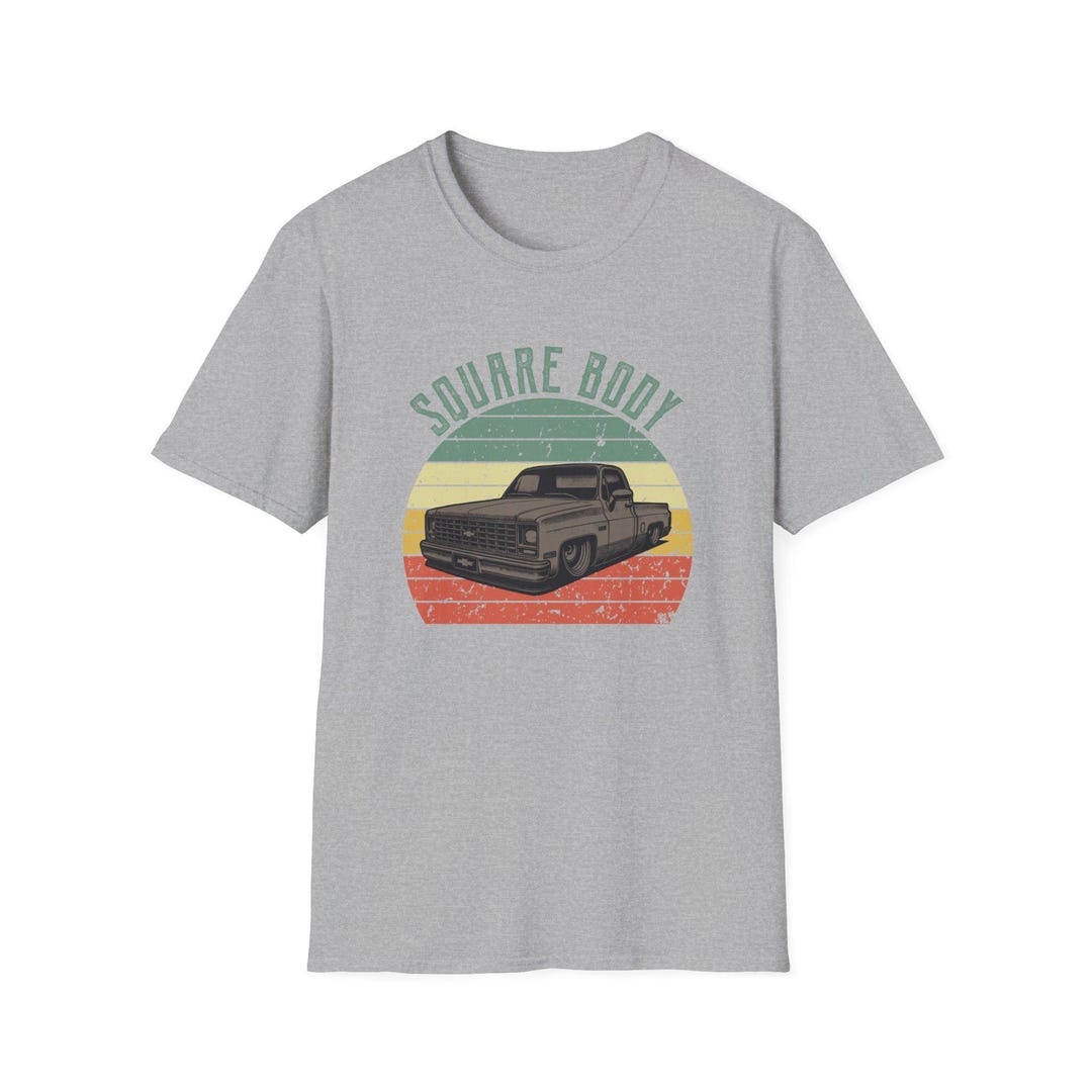 Vintage C10 Squarebody Silverado Unisex Softstyle T-shirt, Classic Car ...