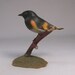 American Redstart Wooden Carved Bird - Etsy