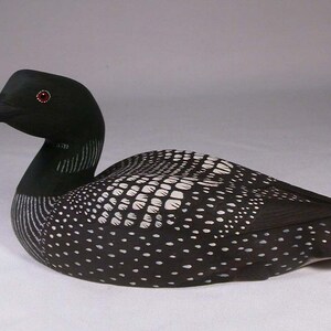 Common Loon Hand Carved Wooden Bird - Etsy