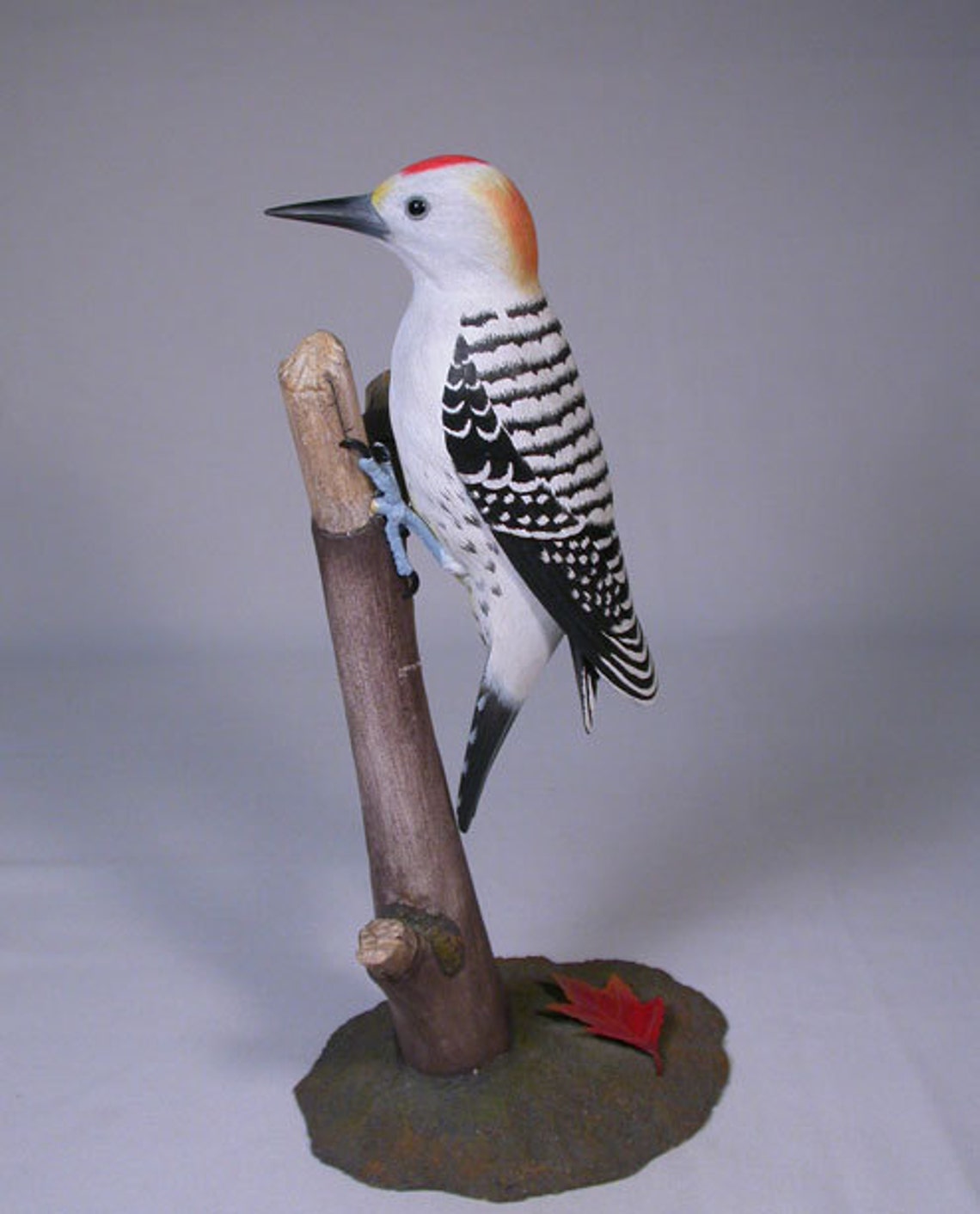 Golden-fronted Woodpecker Hand Carved Wooden Bird - Etsy