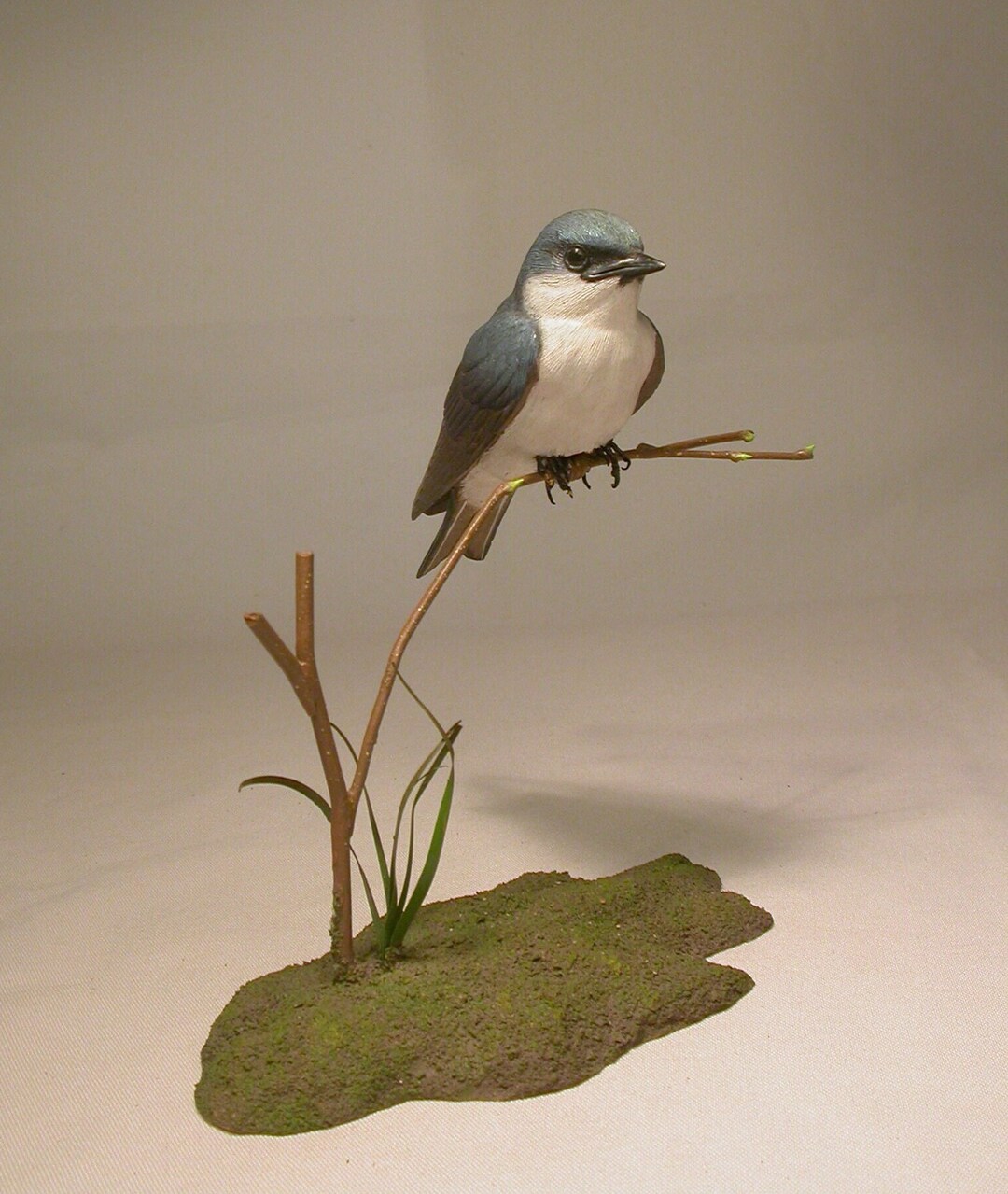 Tree Swallow Hand Carved and Hand Painted Wooden Bird Carving - Etsy