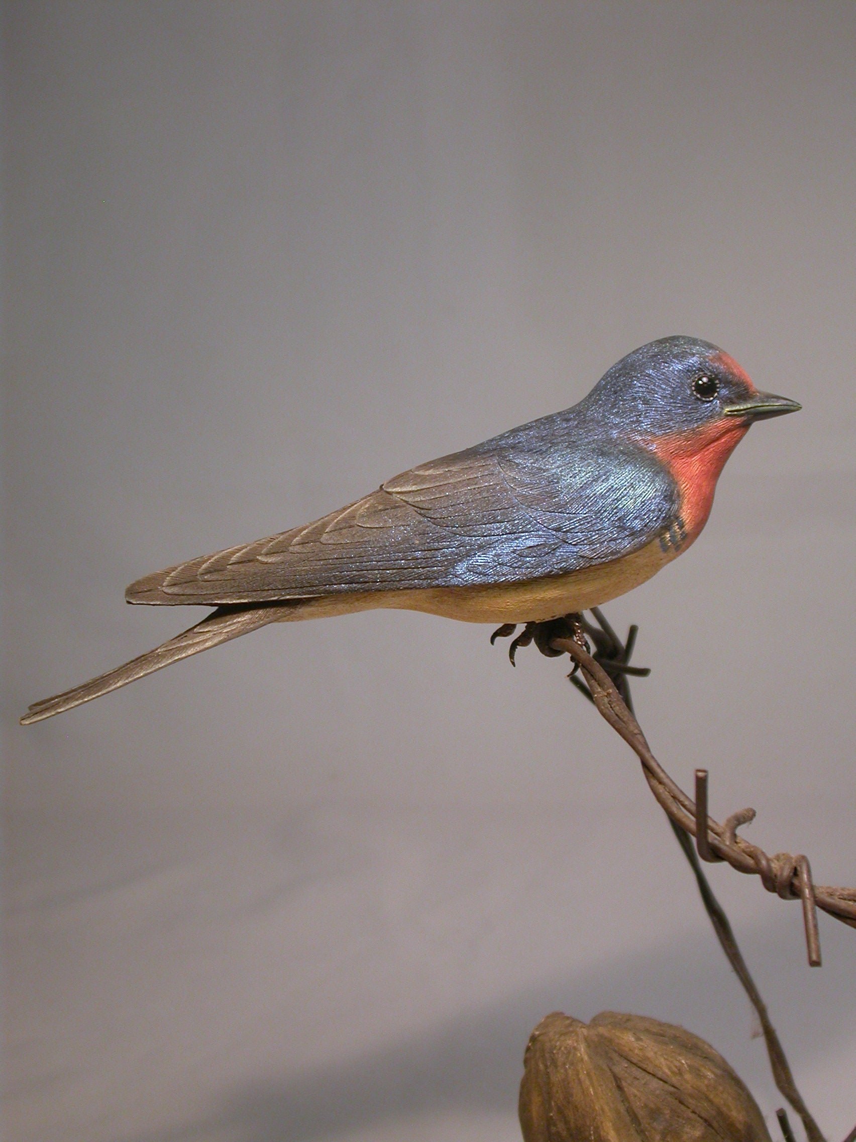 Barn Swallow Wooden Hand Carved Bird Carving - Etsy