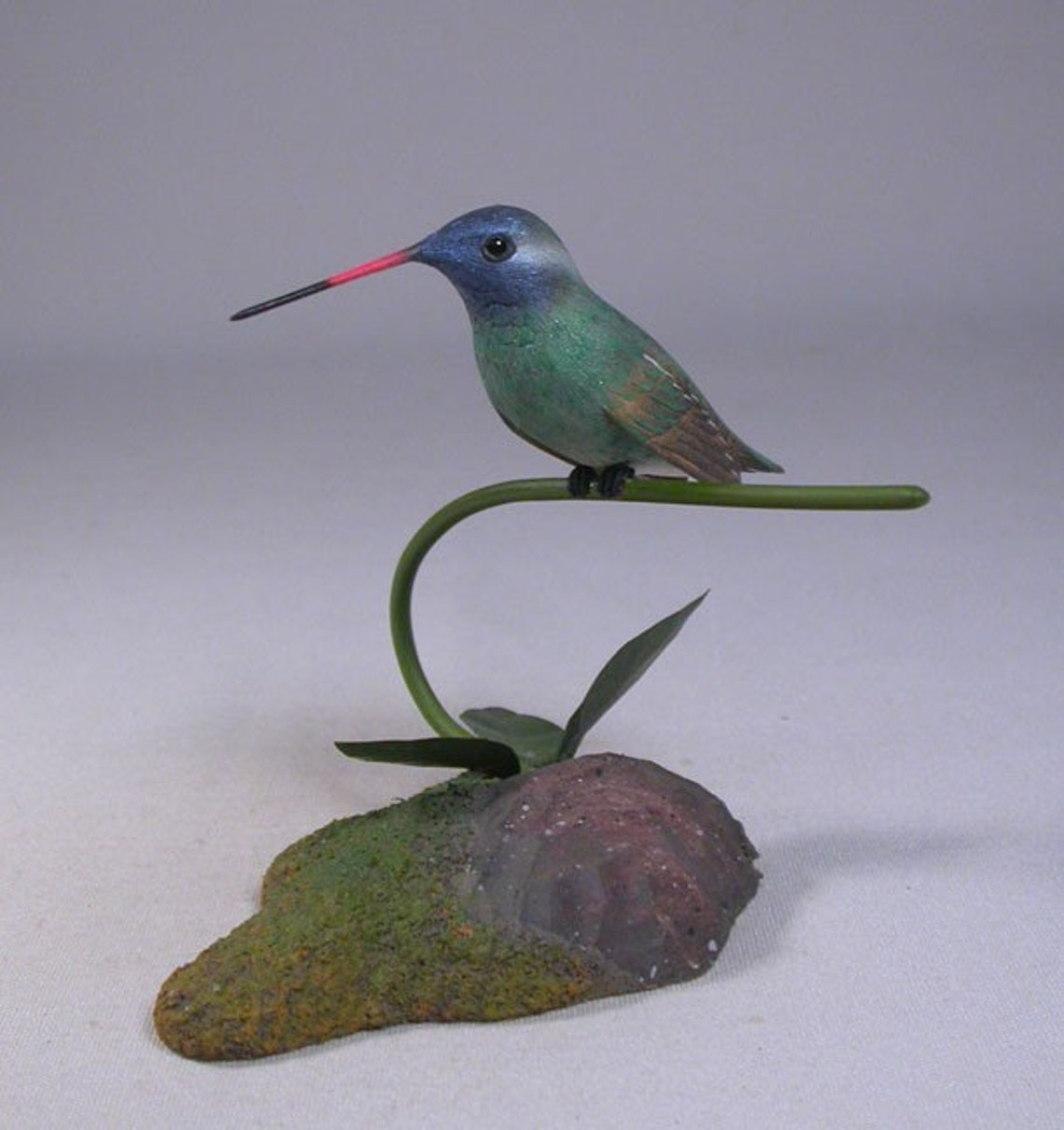 White-eared Hummingbird Original Hand Carved Wooden Bird Carving - Etsy