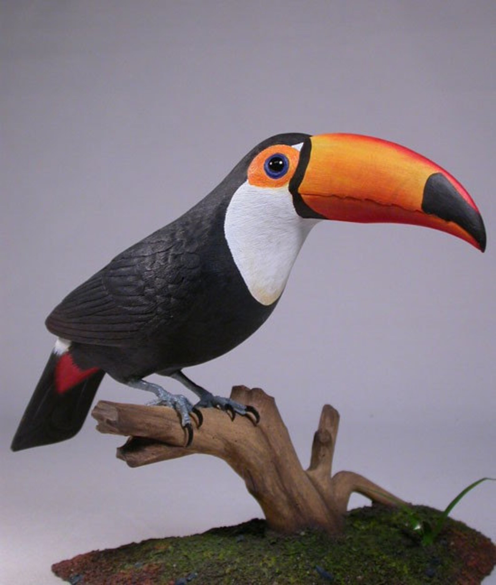 10 Inches Toco Toucan Wood Carving Bird - Etsy