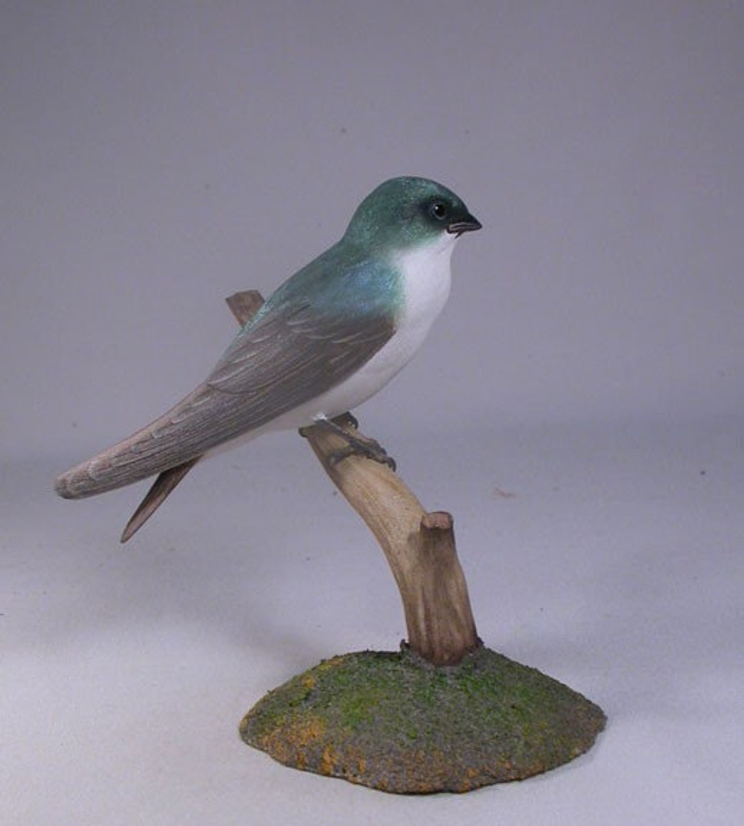 Tree Swallow Hand Carved and Hand Painted Wooden Bird Carving - Etsy